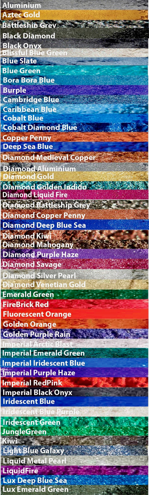 "DIAMOND DEEP BLUE SEA" – Black Diamond Pigments